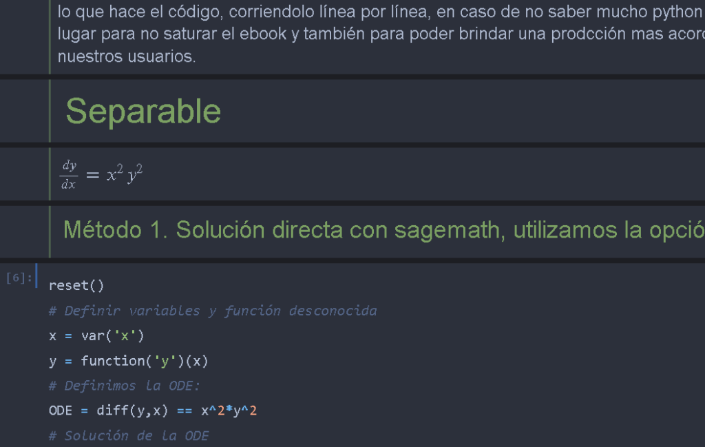 Ecuaciones Diferenciales 1er Orden Lineales y No-Lineales (código)