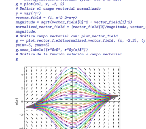 ecuaciones diferenciales de primer orden sagemath python