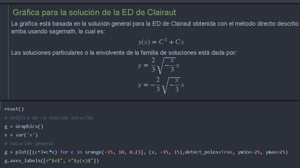 Clairaut Ecuaciones Diferenciales